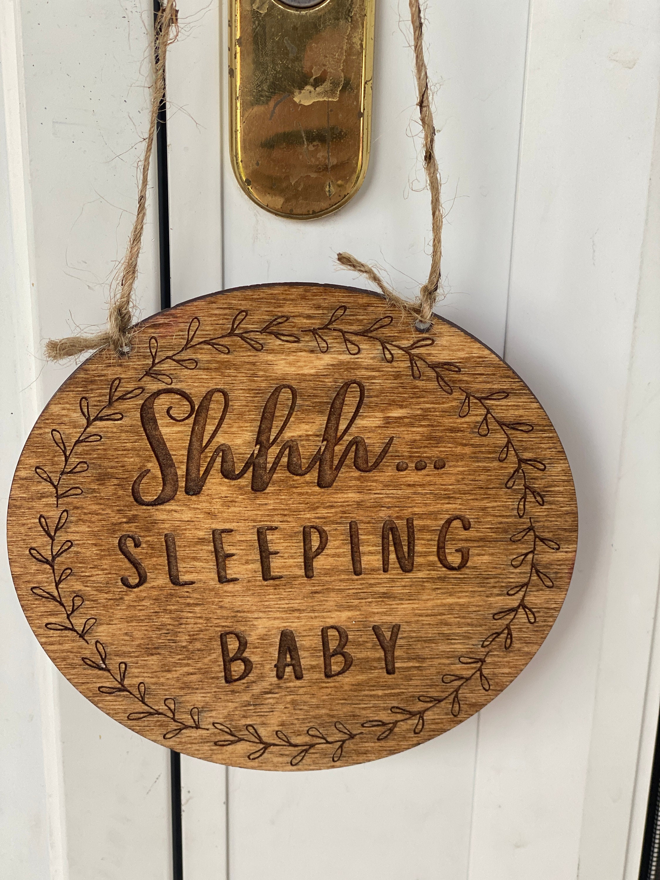 Sleepy Baby Sign, Baby is Sleeping Sign, Shh Baby Sleeping, Baby Shower ...