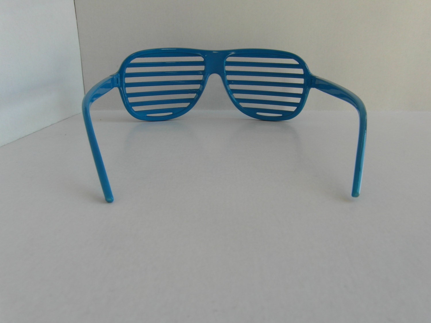 Vintage Glossy True Blue Vented Glasses - Etsy
