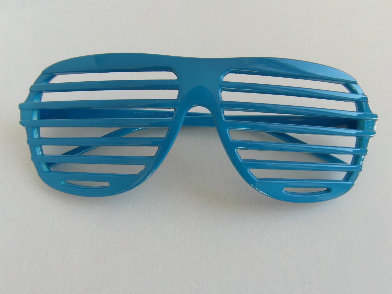 Vintage Glossy True Blue Vented Glasses - Etsy