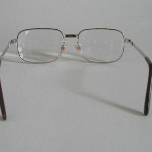 Vintage Silver Rectangular Optical Frame - Etsy