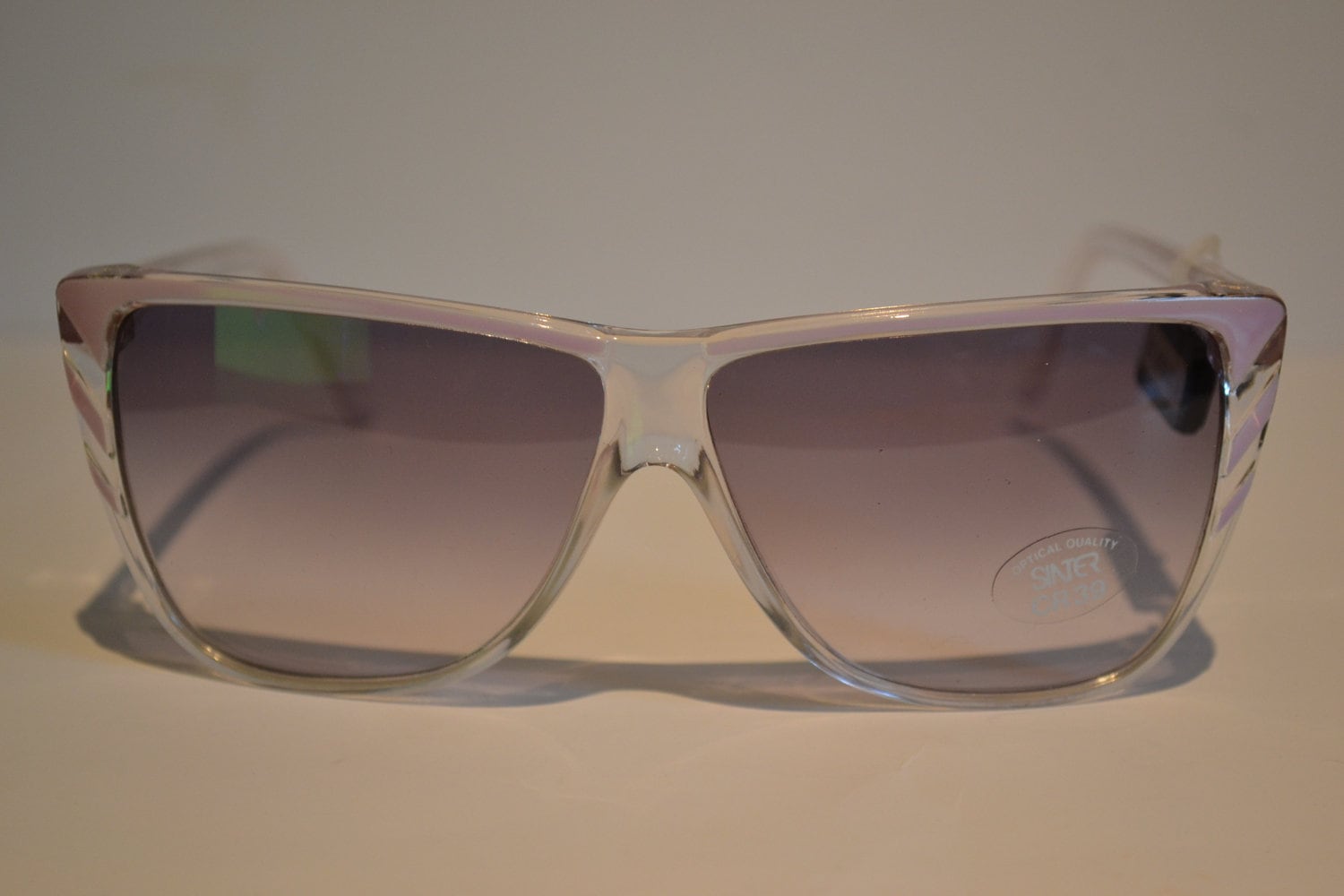 Vintage Vemor Italian Clear & Lilac Ladies D-frame Sunglasses - Etsy UK