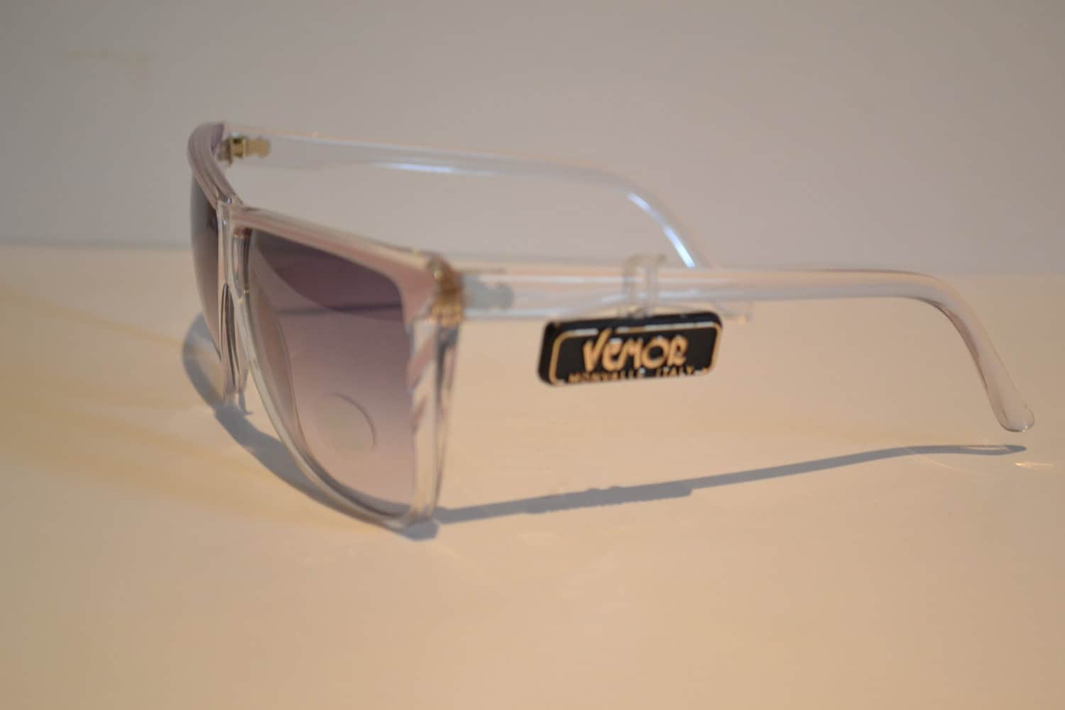 Vintage Vemor Italian Clear & Lilac Ladies D-frame Sunglasses - Etsy