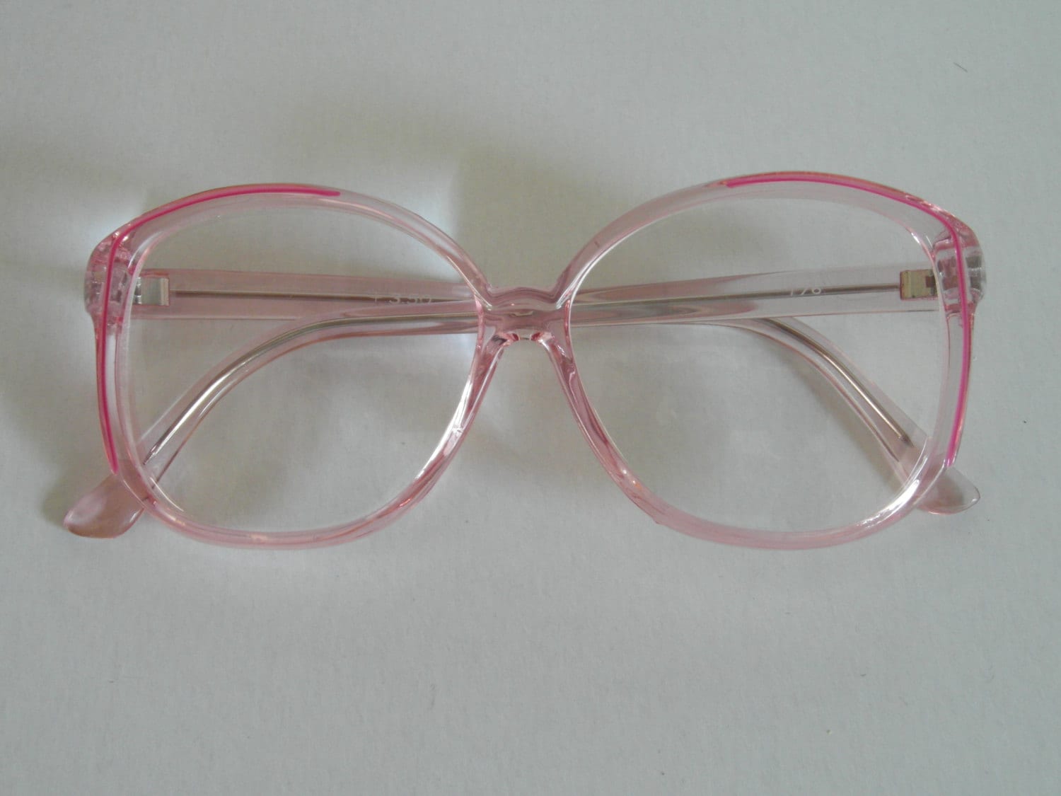 Vintage Classic Translucent Rose Pink Optical Frame - Etsy