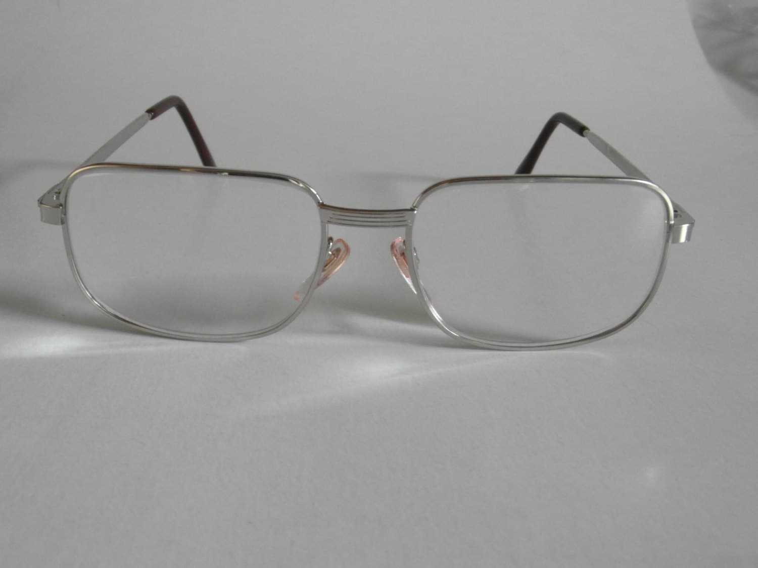 Vintage Silver Rectangular Optical Frame - Etsy