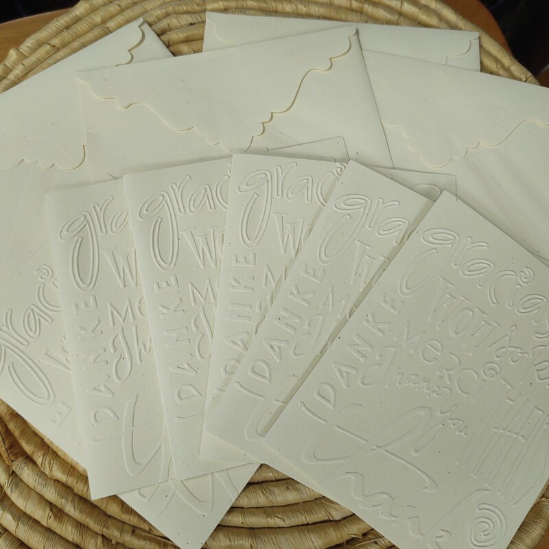 Embossed Cards - Etsy