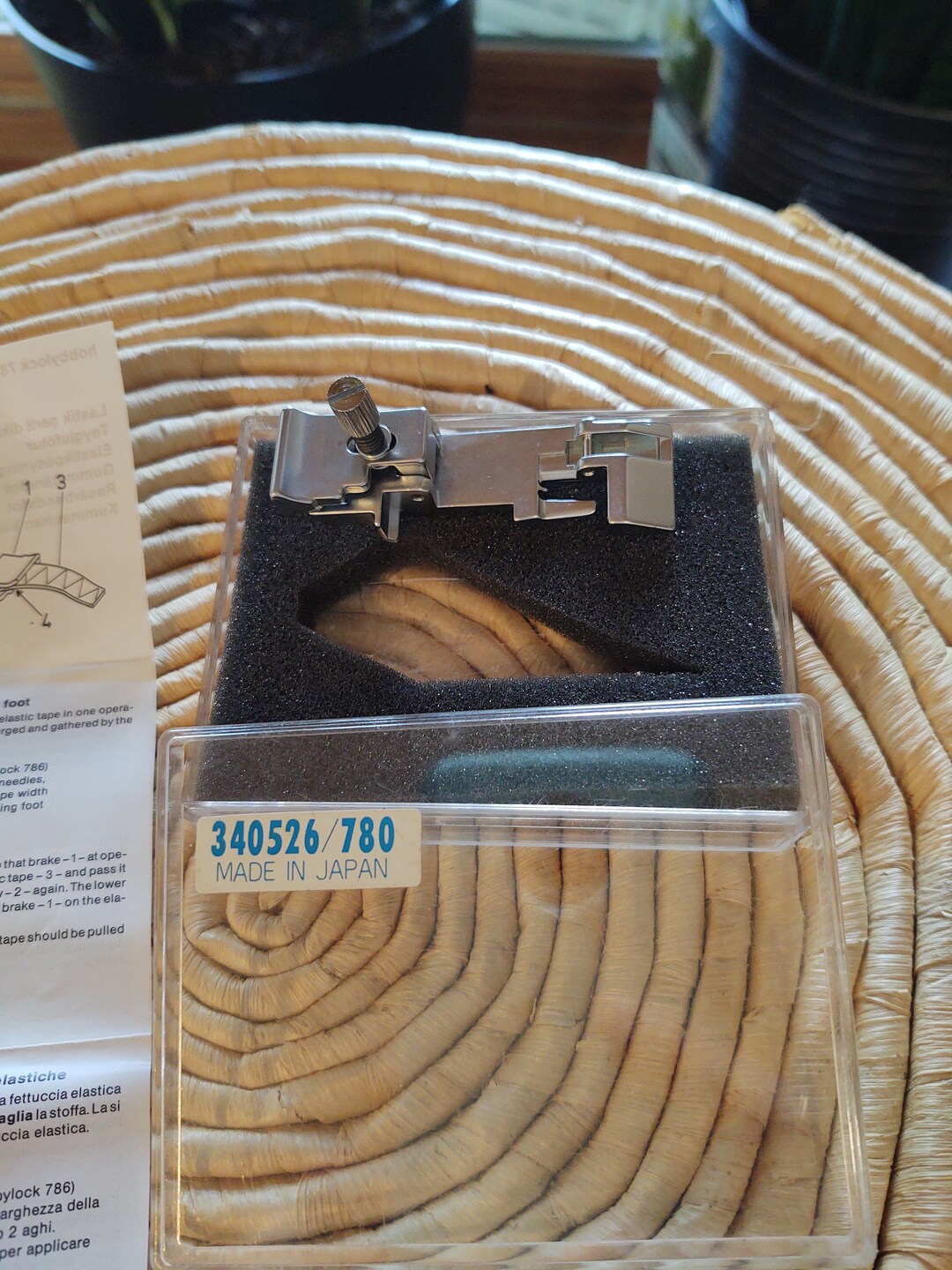 Elastic Tape Sewing Foot Plaff Hobbylock 783 784 786 for the Hobbylock ...