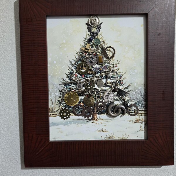 Framed Jewelry Collage - Etsy