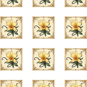 Label –"printable Vanilla Bean Extract Labels – 2" Sq Digital Download ...