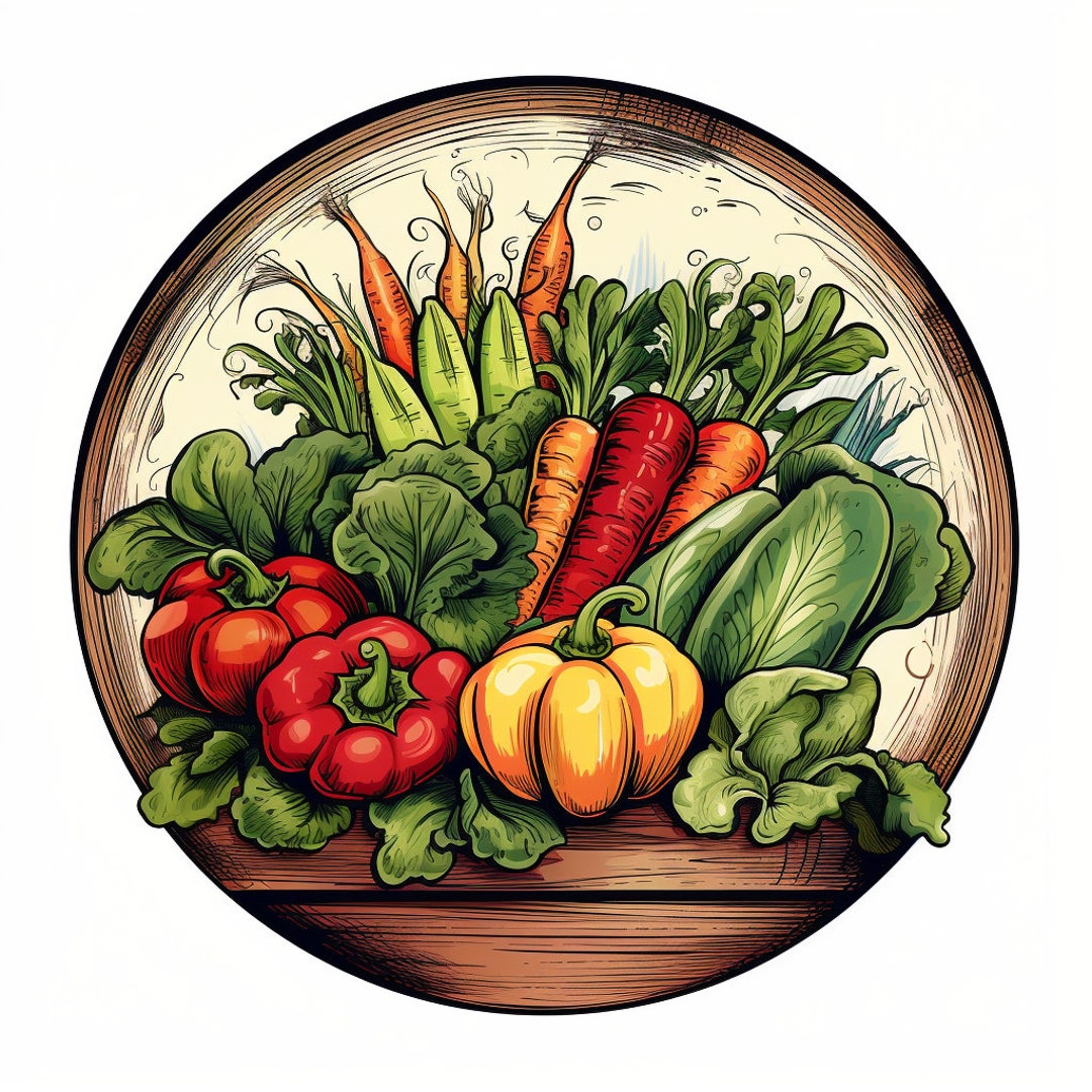 Harvest Bounty Preserves Giardiniera Label Editable Resizable - Digital ...