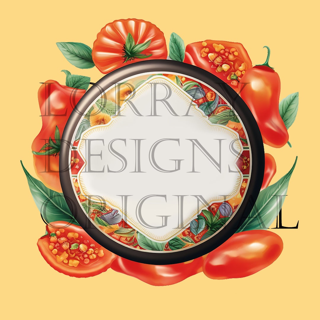 Editable Resizable Salsa Label - Jams and Preserves - Digital Download ...