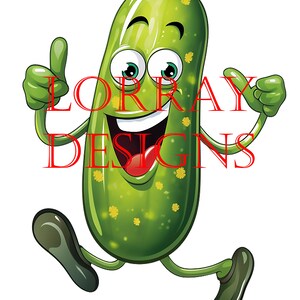 Cute Pickle PNG DOWNLOAD Pickle Labels, Stickers, Art Print - Etsy