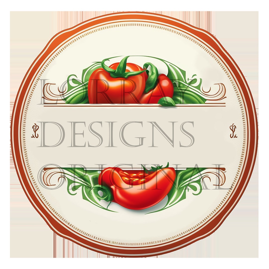 Salsa Label Editable Resizable - Jams and Preserves - Digital Download ...