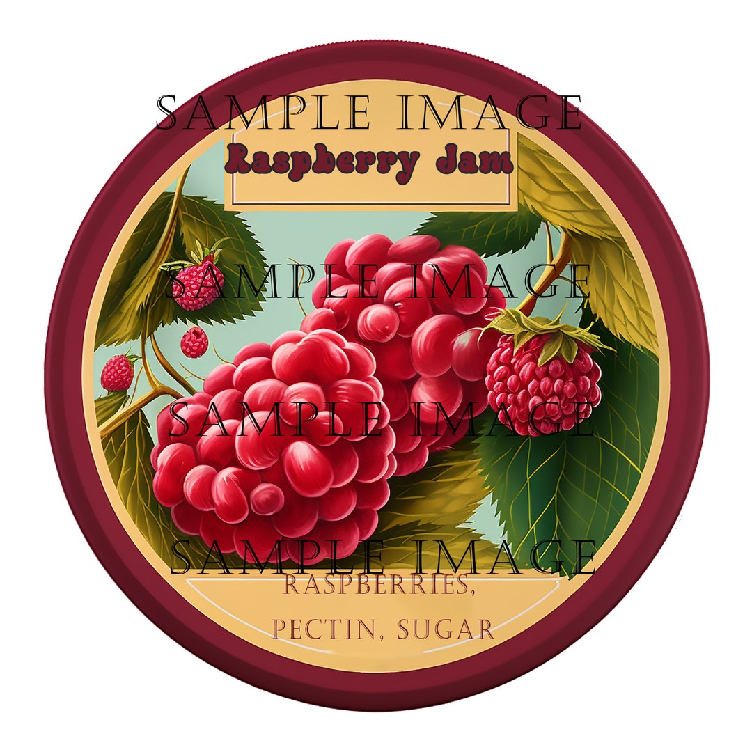 Editable Jam Labels for Homemade Jams and Preserves Digital Download ...