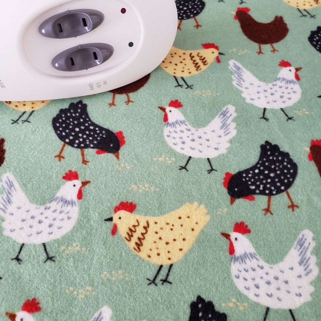 Upgrade Your Heating Pad With a Cute & Cozy Flannel Chickens Durable ...