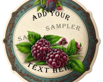 Editable Resizable Jam Labels Jams and Preserves Digital Download ...