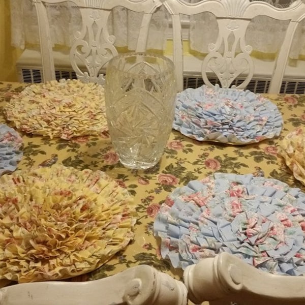Shabby Chic Placemats - Etsy