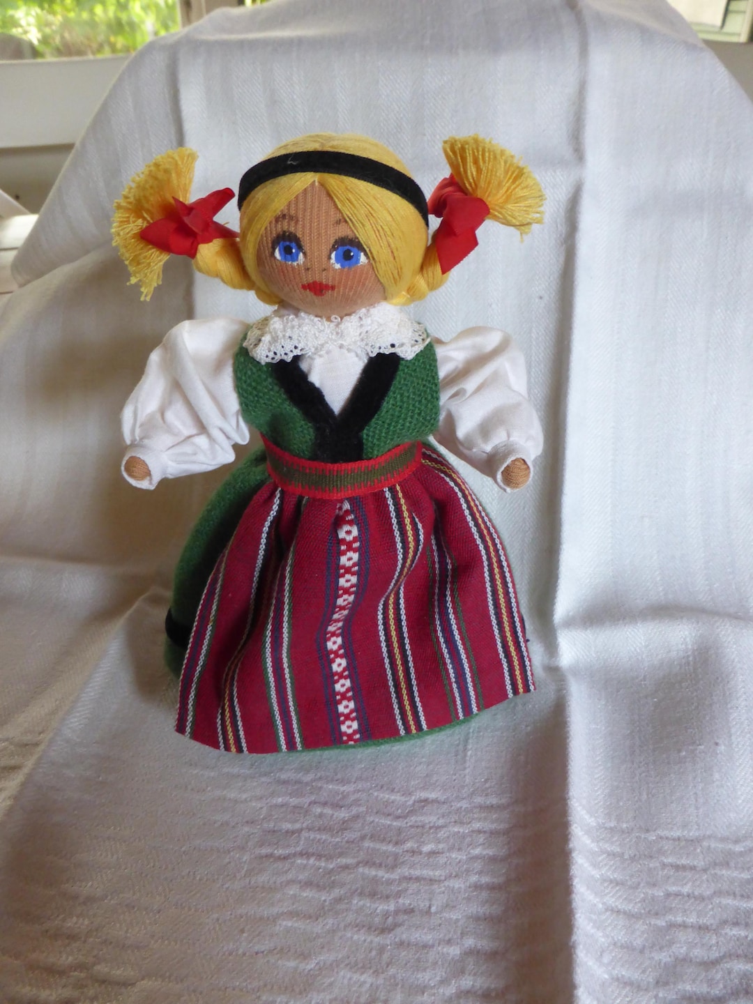 Vintage Swedish Handmade Province Doll / Folk Costume / Skåne Sweden ...