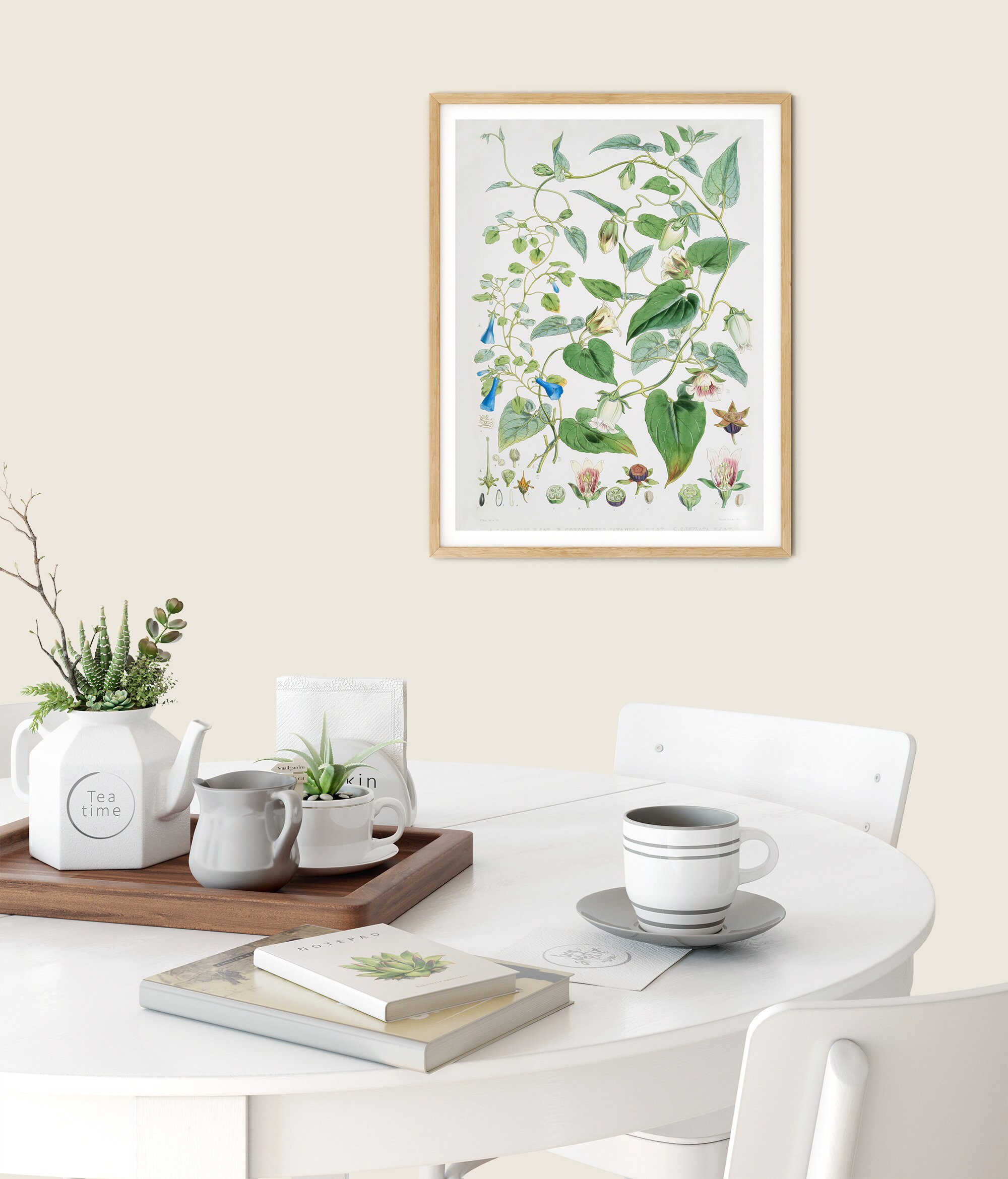 Plant Illustration Printable Wall Art, Downloadable Art, Cottage Decor ...