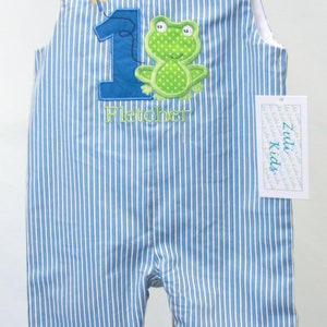 Frog Party, Frog Birthday Party, Summer Romper, Infant Boy Clothes ...