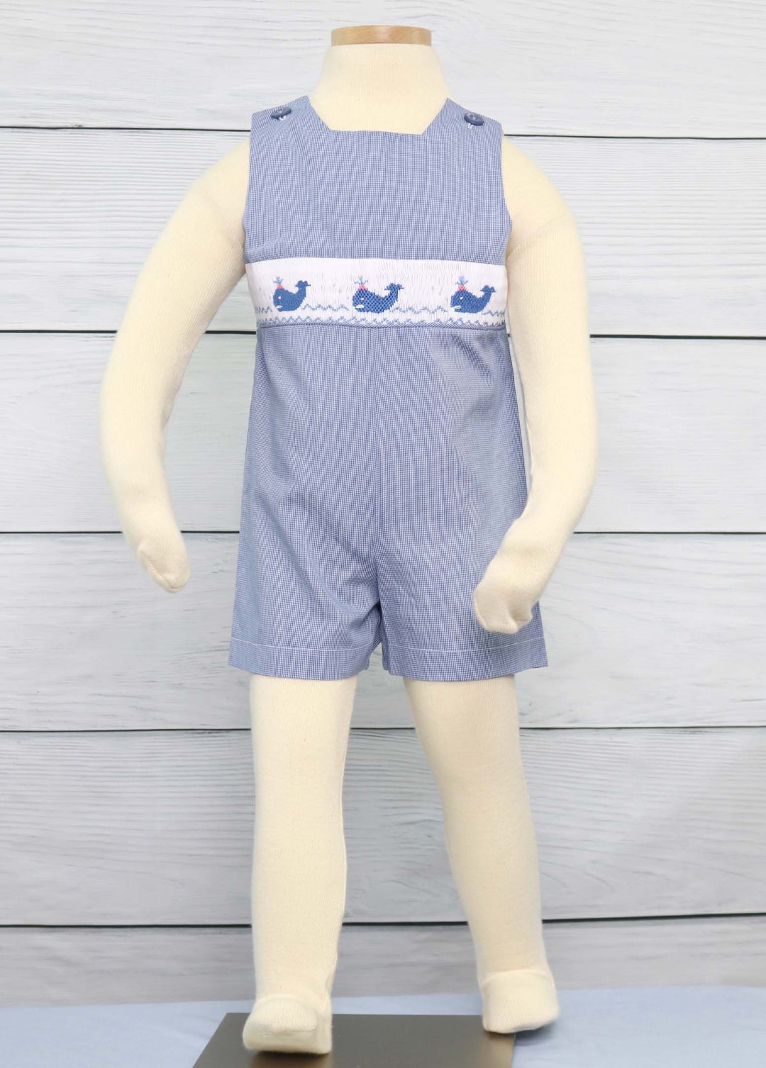 Smocked Jon Jon, Whale Baby Clothes, Baby Boy Whale Outfit, Whale Jon ...