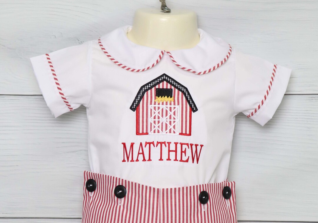 Farm Baby Clothes, Farm Birthday Outfit Boy, Farm Birthday Shirt, Farm ...