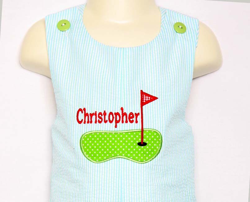 Baby Boy Golf, Newborn Golf, Baby Golf Outfit, Golf Jon Jon, Baby Golf ...