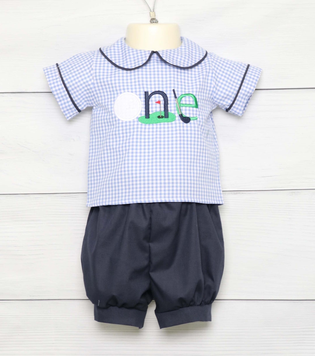 Hole in ONE Golf First Birthday, Baby Golf Clothes, Baby Boy Golf, Baby ...