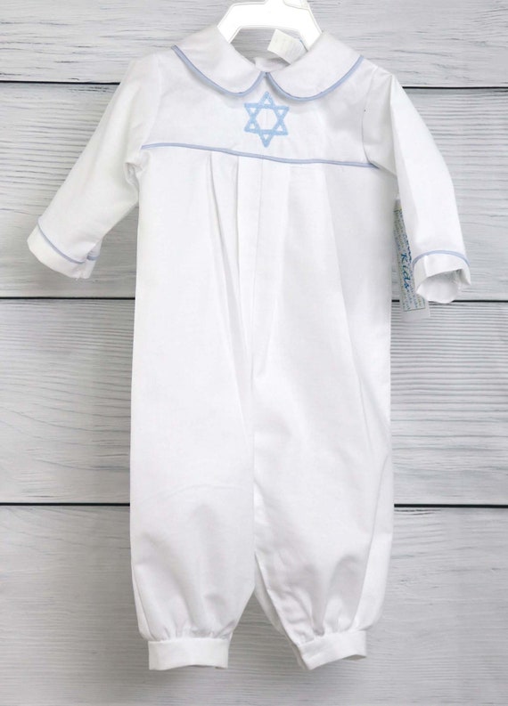 Star of David, Jewish Baby Clothes, Hanukkah Outfit, Boys Baptism ...