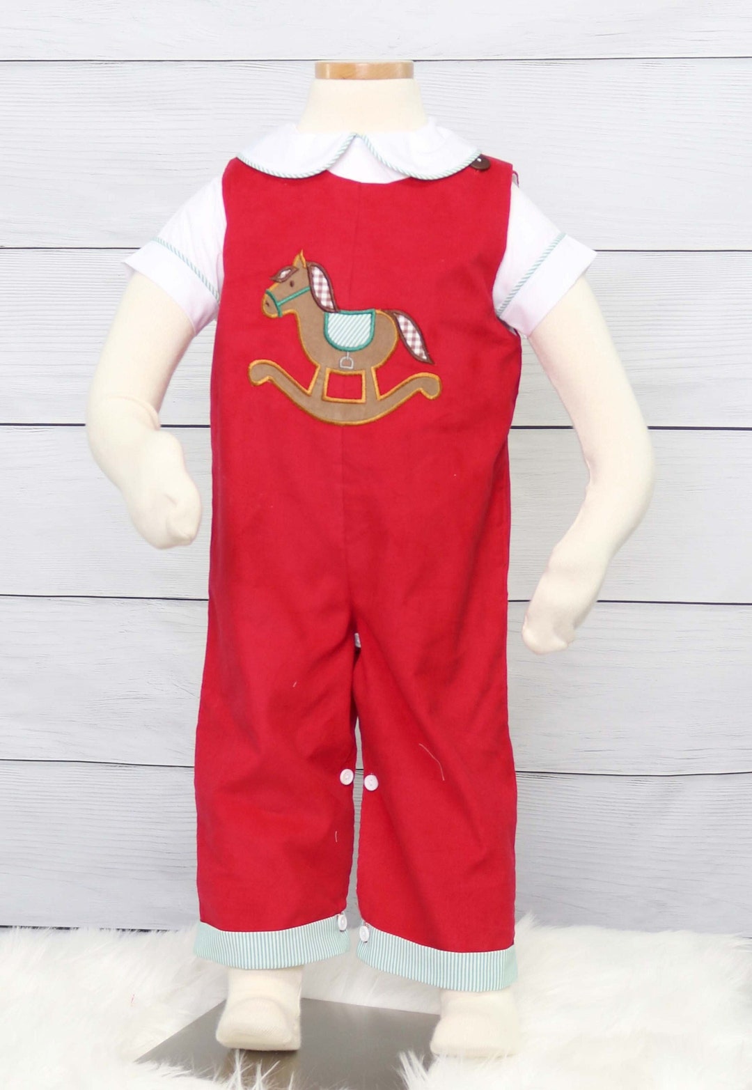 Boys Christmas Outfit, Personalized First Christmas Clothes for Boys ...