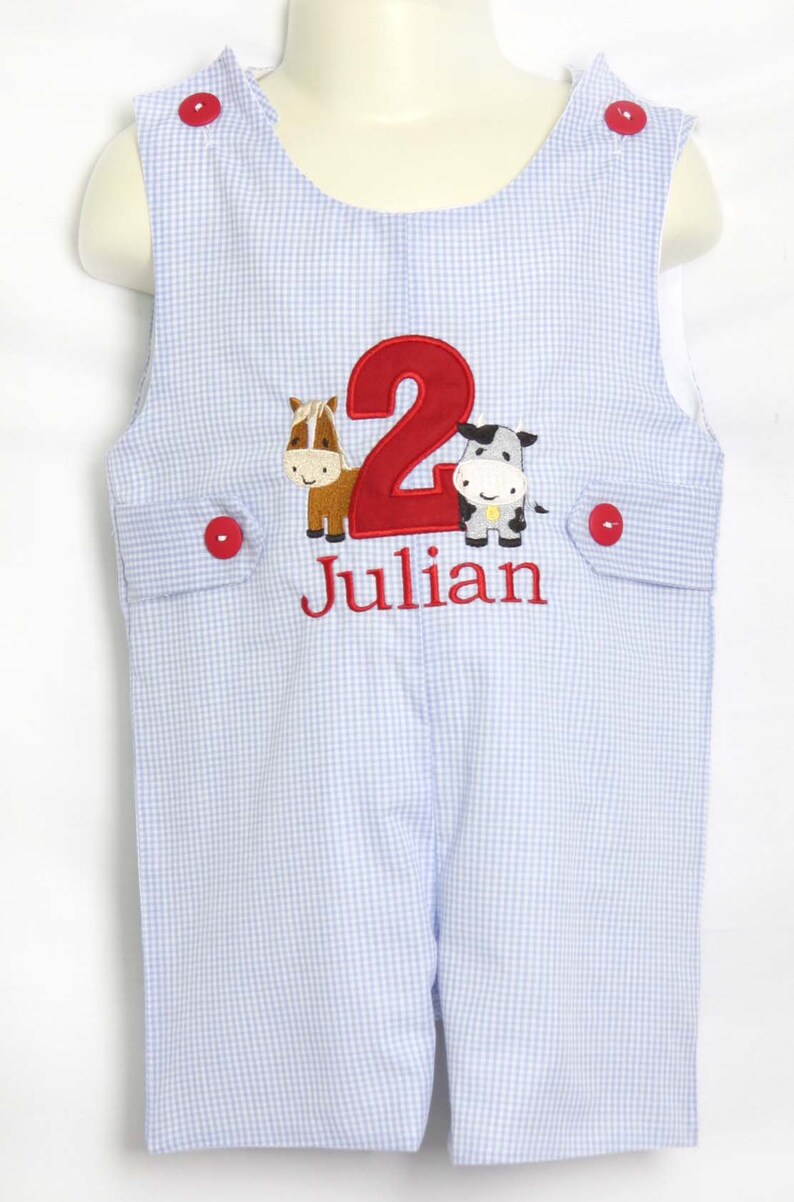 Farm Birthday Party Farm Birthday Outfit Boy Farm Outfit | Etsy