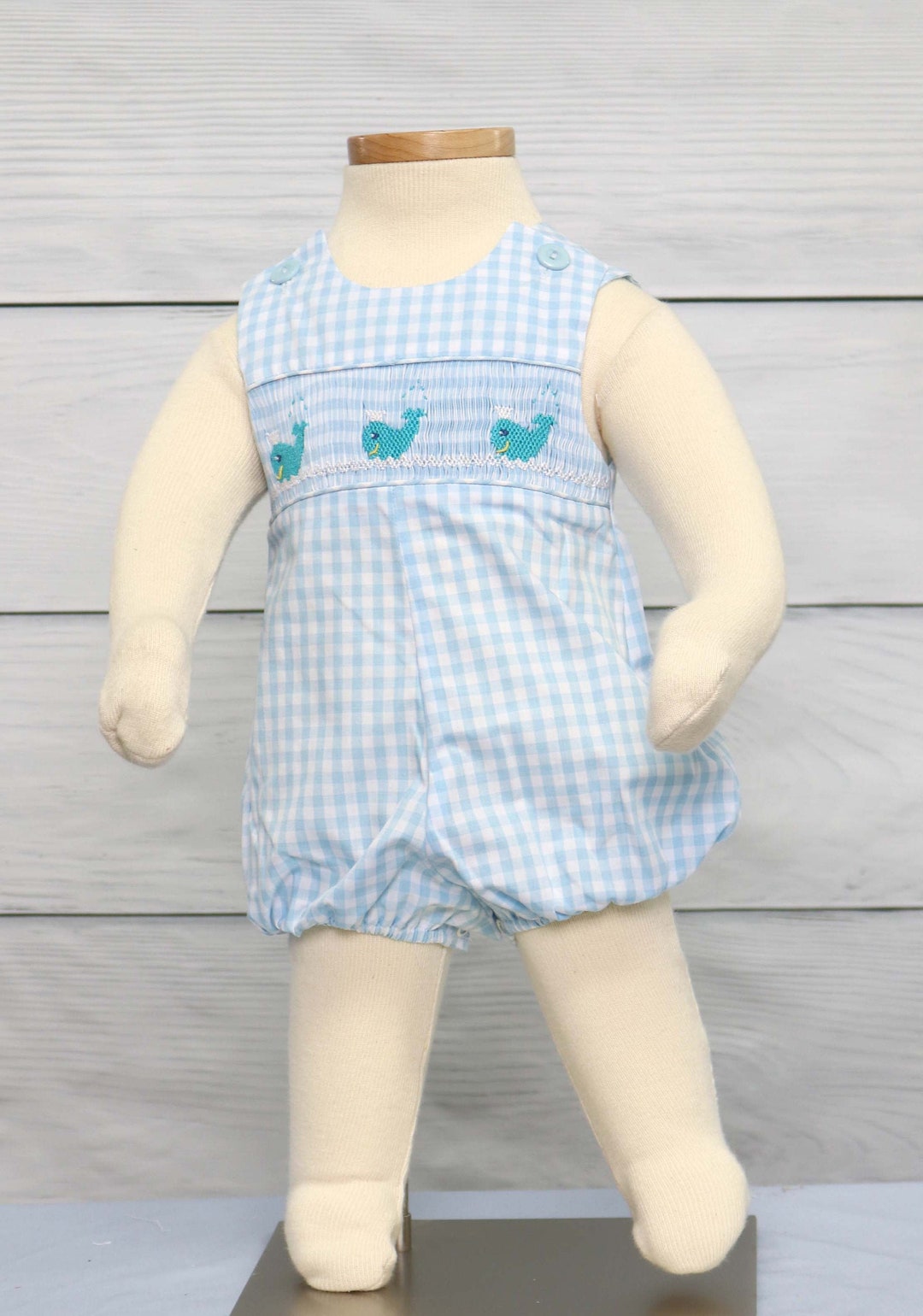 Baby Boy Smocked Clothing, Smocked Baby Boy Clothes, Boys Smocked ...