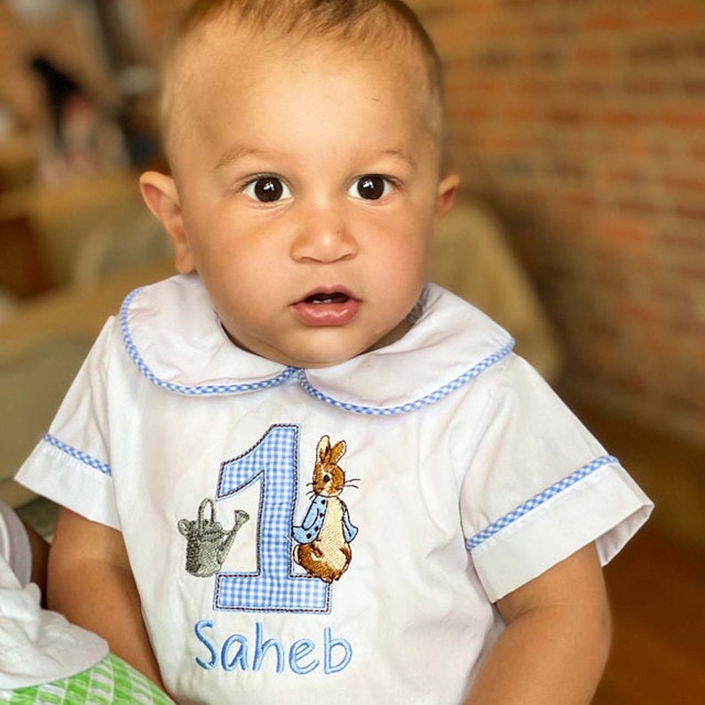 Some Bunny is One 1st Birthday Boy Outfit Baby Bunny Outfit - Etsy