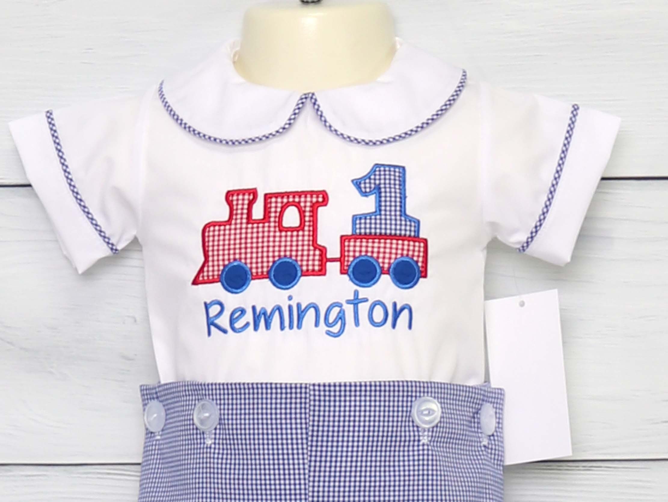 Baby Train Birthday, 1st Birthday Boy Outfit, 1st Birthday Boy Outfit ...