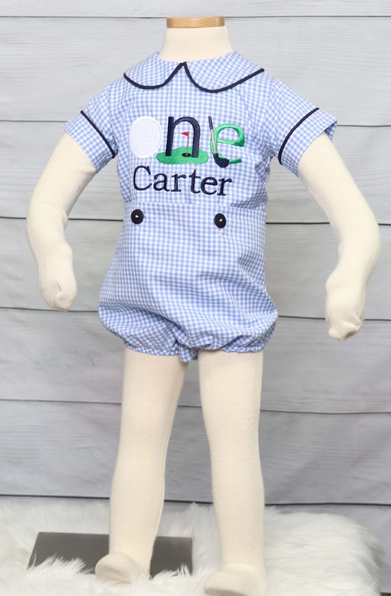Hole in ONE Golf First Birthday, Baby Golf Clothes, Baby Boy Golf, Baby ...