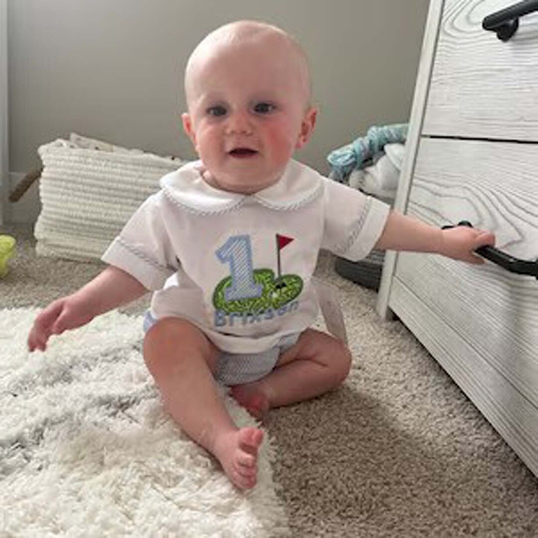 Baby Boy Golf Outfit, Baby Golf Outfit, Baby Caddy Outfit, Golf Bubble ...