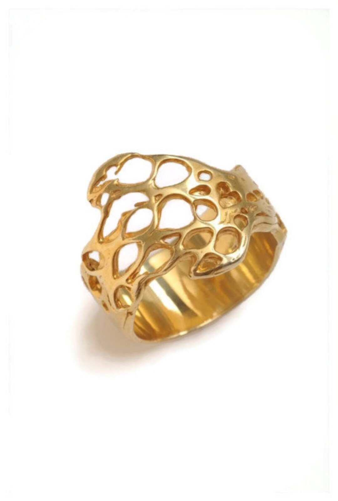 Gold Statement Ring.goza Ring From the Sabrawear Collection. - Etsy