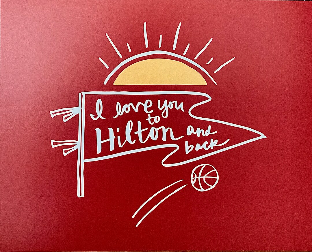 Iowa State Cyclones Love You to Hilton and Back Print Iowa - Etsy