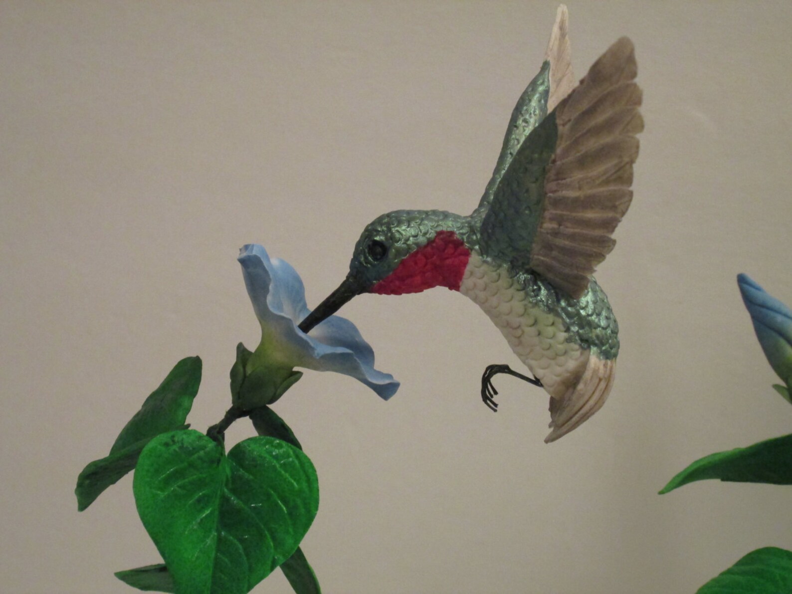 Hummingbird Optical Illusion Cake Topper Ruby Throated Sugar - Etsy