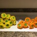 Colorful Floral Cake Toppers With Moth Orchids, Peonies, Roses, Irises ...