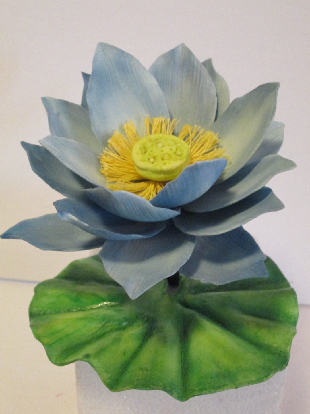 Blue Lotus Sugar Flower Cake Topper: Gumpaste Sacred Lotus - Etsy