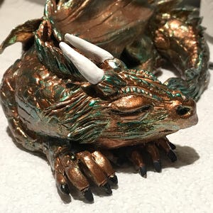 Hand Sculpted Polymer Clay Dragon Cake Topper: Keepsake Figurine - Etsy