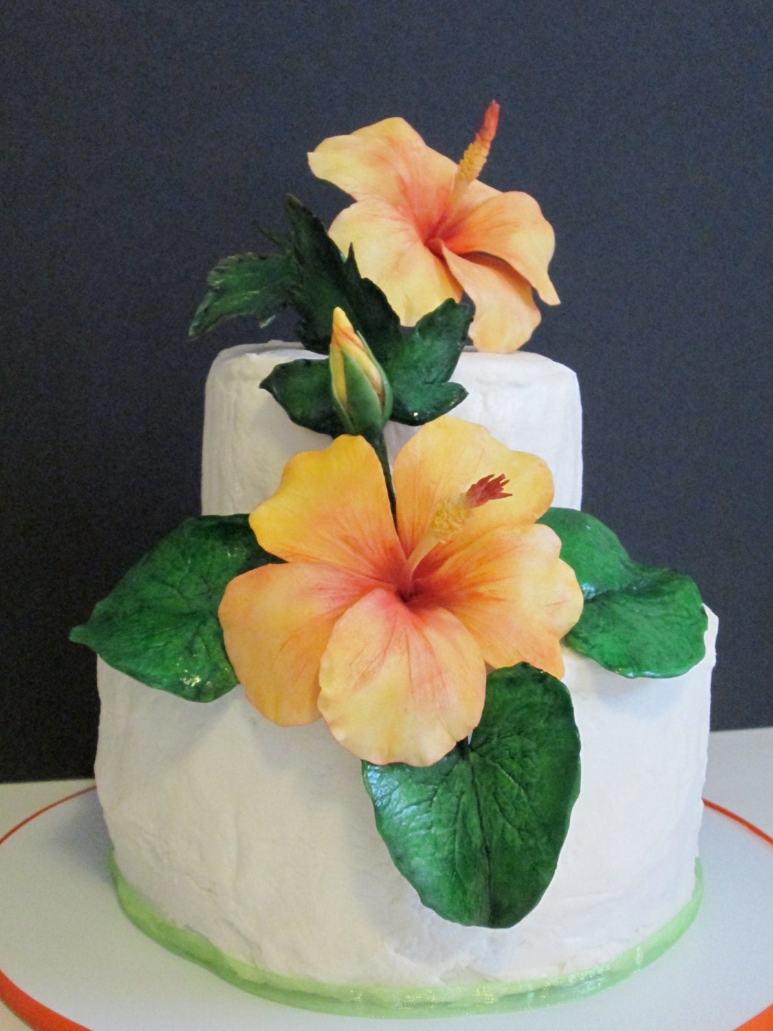 Hibiscus Flower Cake