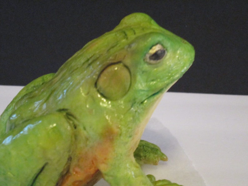 Hand-sculpted African Bullfrog Cake Topper, Gum Paste Decoration - Etsy