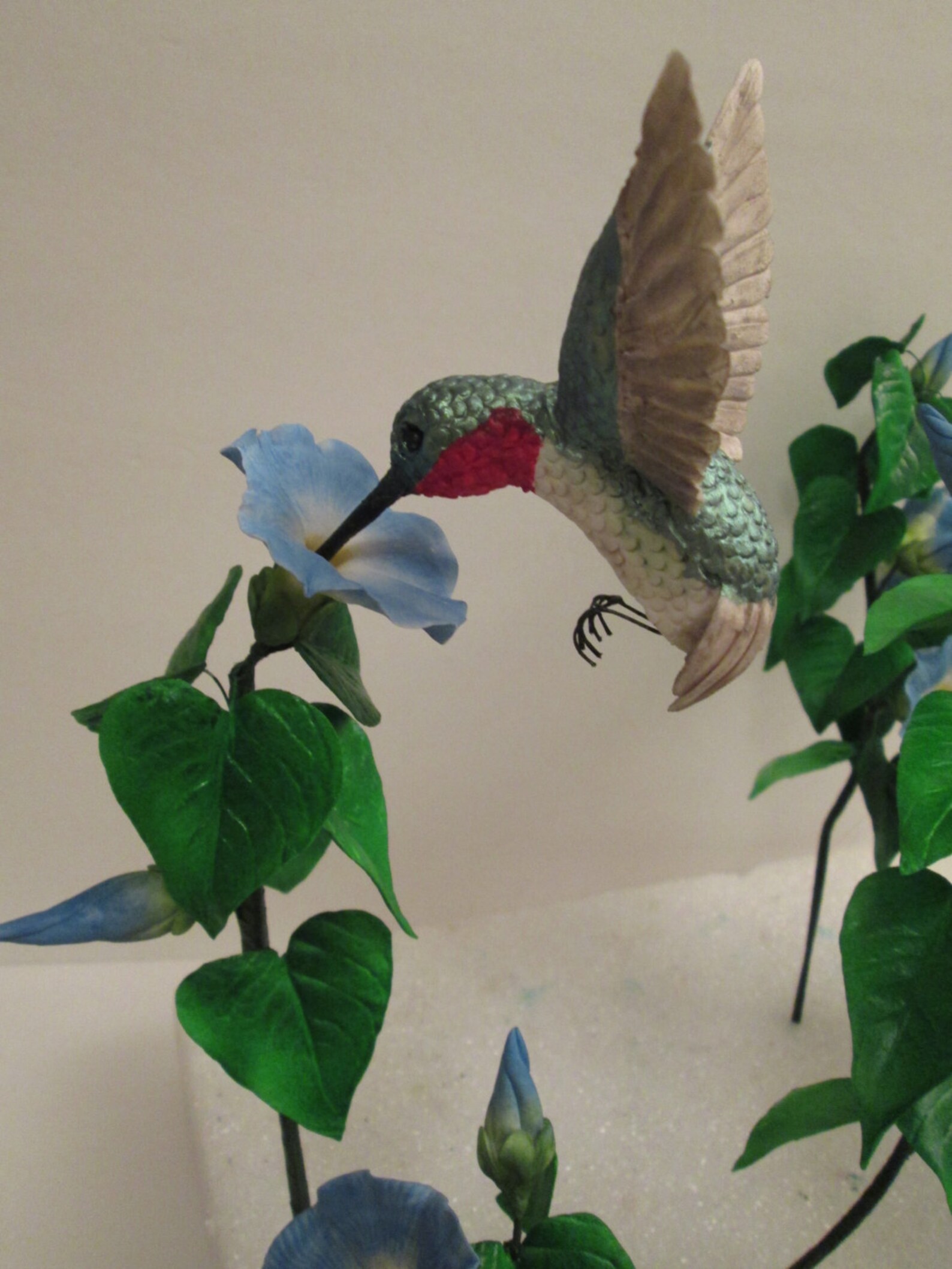 Hummingbird Optical Illusion Cake Topper Ruby Throated Sugar - Etsy