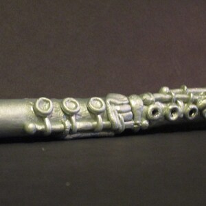 Flute Cake Topper Gum Paste Sugar Edible Instrument Musician Music ...