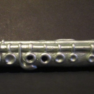 Flute Cake Topper Gum Paste Sugar Edible Instrument Musician Music ...