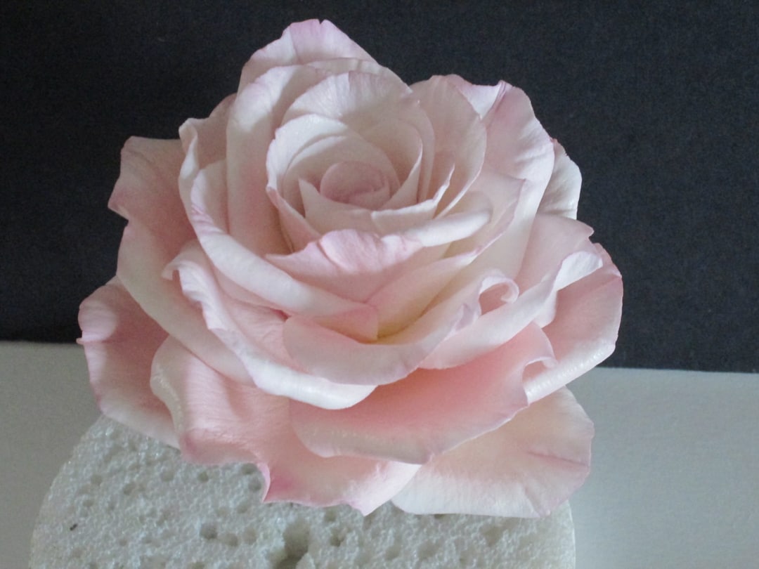 Large Gumpaste Rose Cake Topper: Edible Sugar Flower Decoration - Etsy