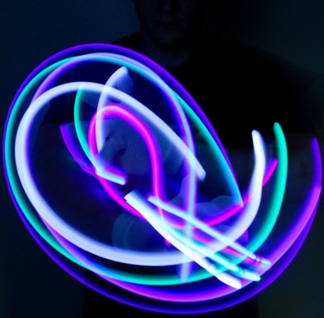 LED Rave Gloves - Glofx Team Glove Set: Joker Multi-color Rainbow Orbit ...