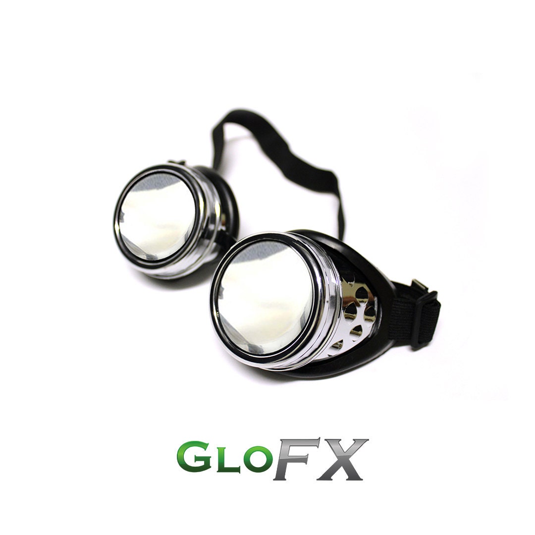 Glofx Chrome Diffraction Padded Goggles Glasses Classic | Etsy