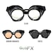 Glofx Kandi Swirl Diffraction Goggles Padded Glasses Vintage Hard ...